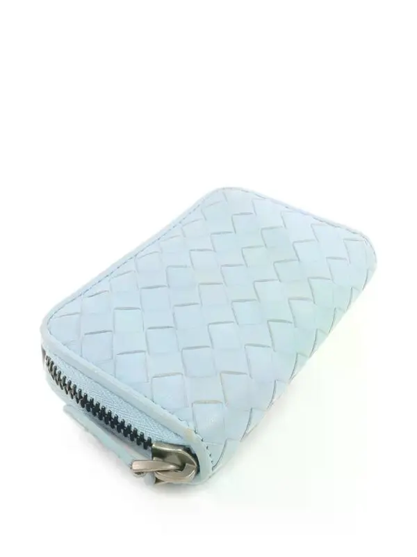 Bottega Veneta Intrecciato Coin Case - Blue