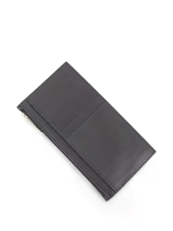 Bottega Veneta Leather Zip Card Case
