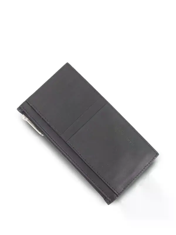 Bottega Veneta Leather Zip Card Case