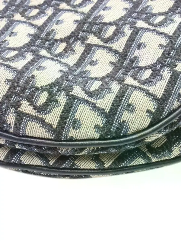 Dior Oblique Canvas Saddle Bag Shoulder Bag