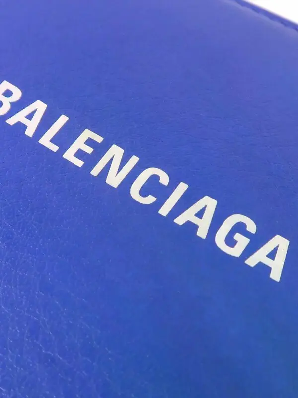 Balenciaga Logo-print Leather Long Wallet