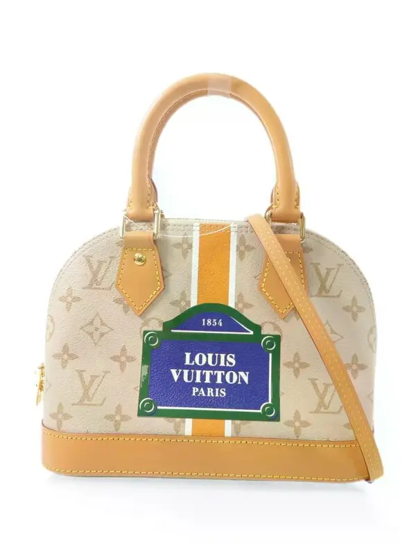 LOUIS VUITTON Monogram Canvas Bb Alma Tote Bag