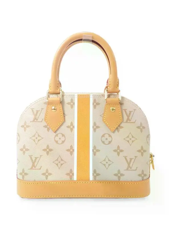 LOUIS VUITTON Monogram Canvas Bb Alma Tote Bag
