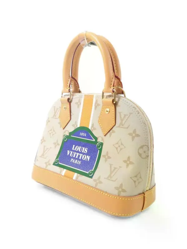 LOUIS VUITTON Monogram Canvas Bb Alma Tote Bag