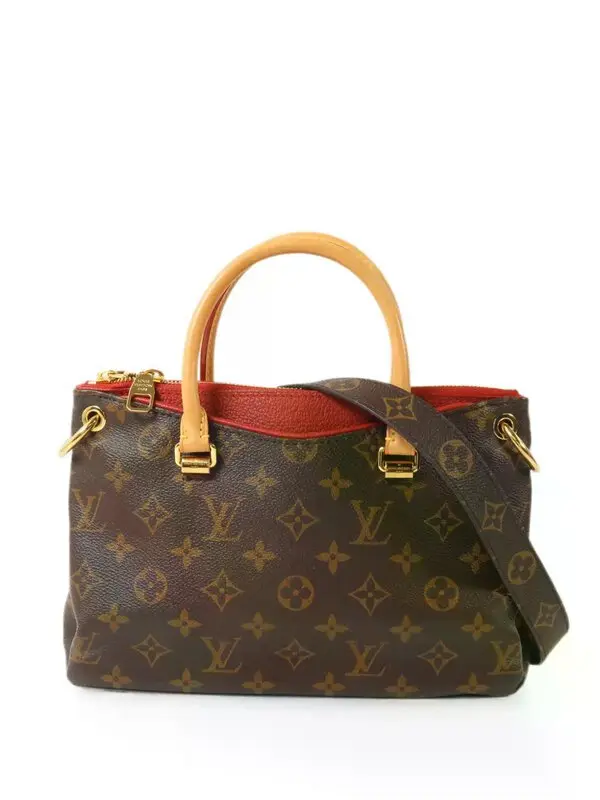 LOUIS VUITTON Monogram Canvas Bb Pallas Tote Bag - Brown