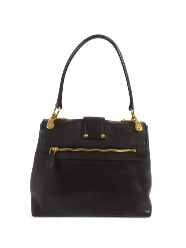 Prada City Leather Tote Bag - Black