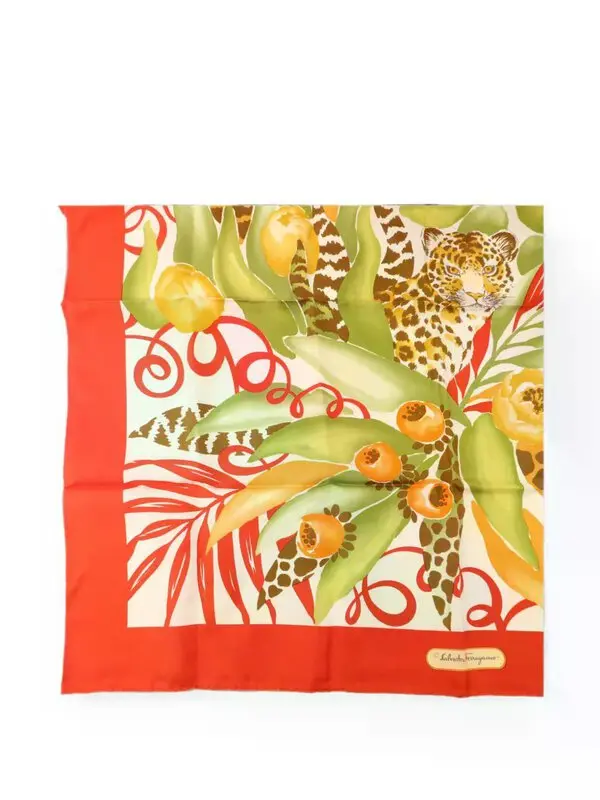 FERRAGAMO Floral-print Scarf