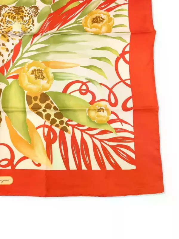 FERRAGAMO Floral-print Scarf
