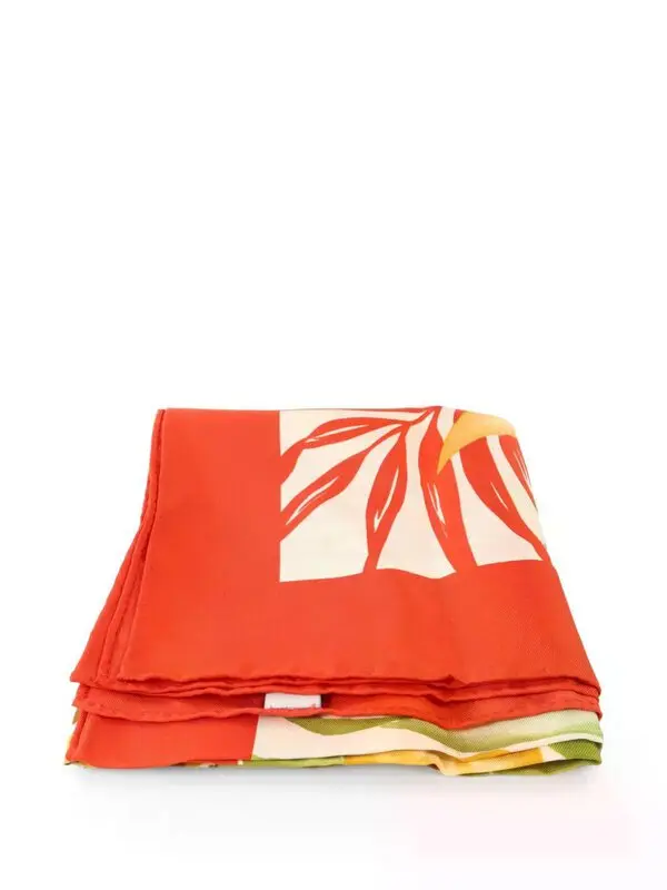 FERRAGAMO Floral-print Scarf