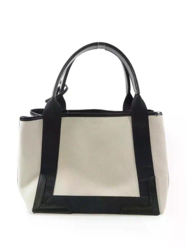 Balenciaga Navy Cabas Tote Bag