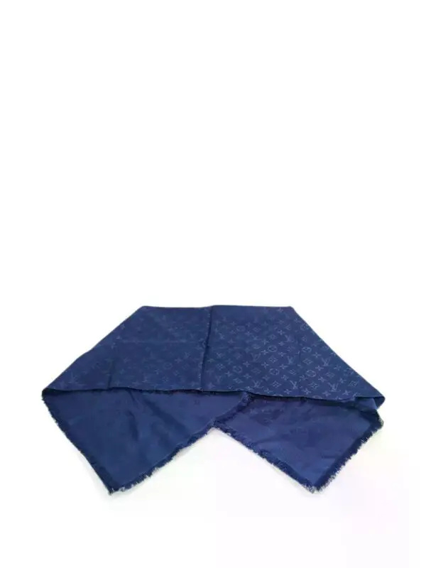 LOUIS VUITTON Monogram-pattern Scarf