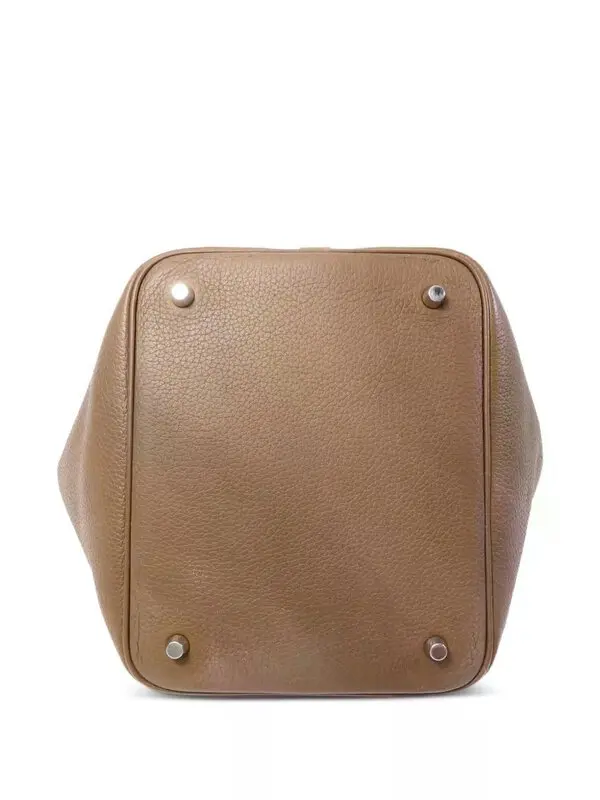 Hermès 2022 Mm Picotin Clemence-leather Tote Bag - Brown