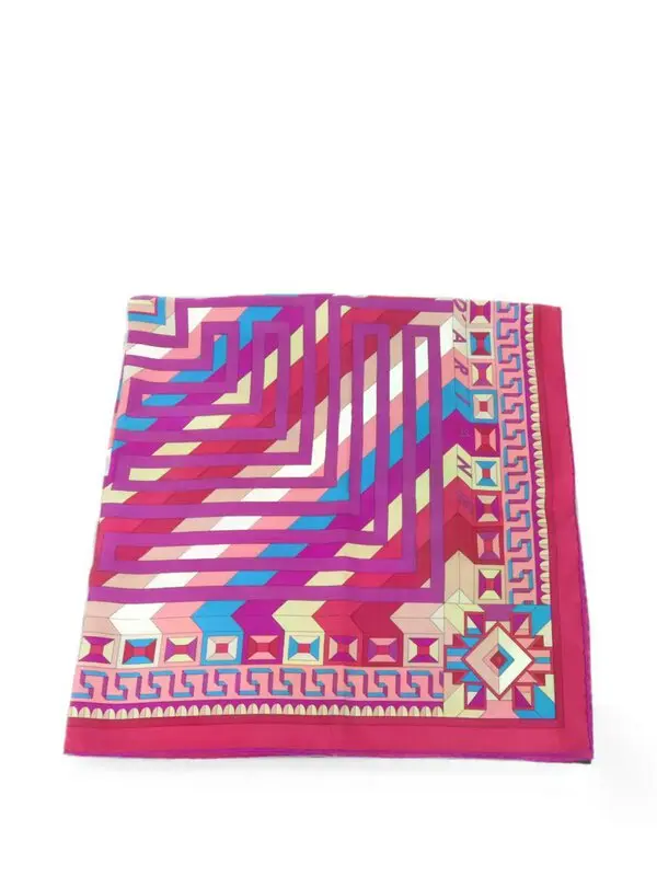 Hermès Geometric-print Scarf