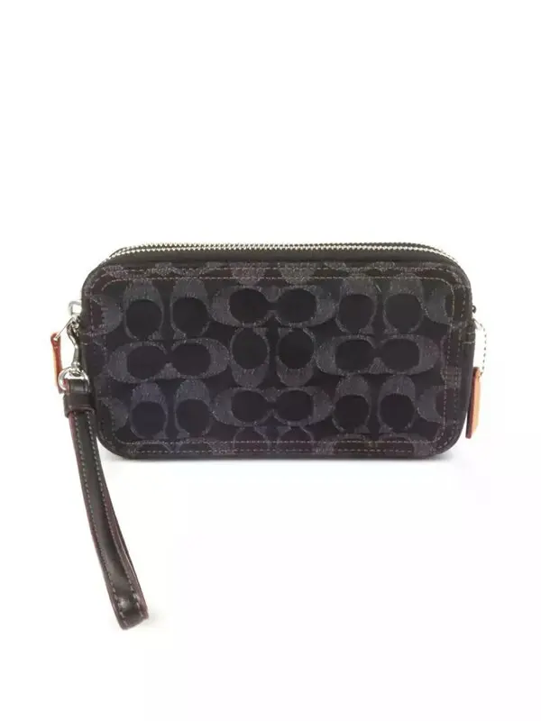 COACH VINTAGE Logo-detail Clutch Bag