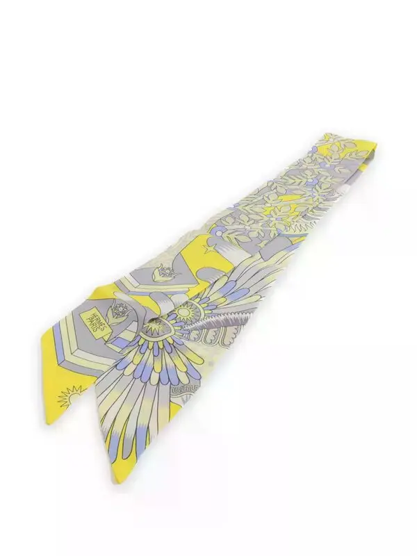 Hermès Twilly Scarf - Yellow