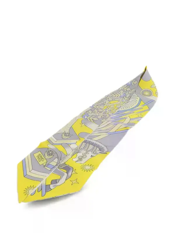 Hermès Twilly Scarf - Yellow