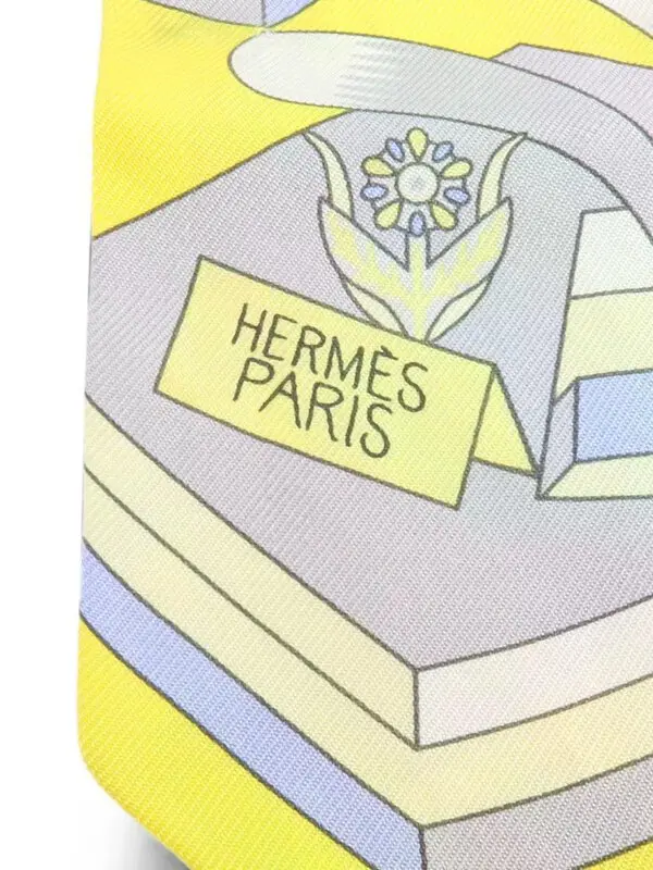 Hermès Twilly Scarf - Yellow
