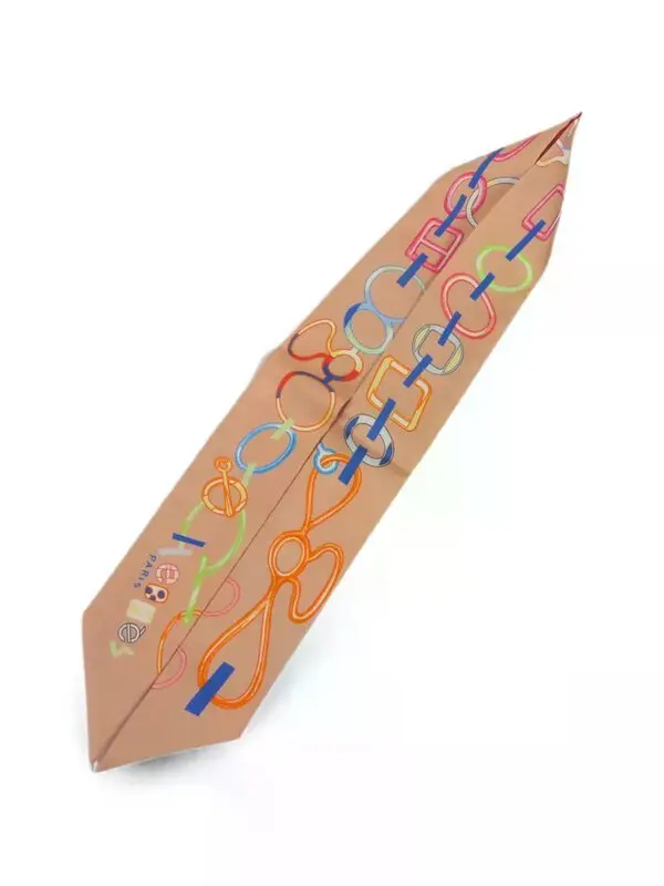 Hermès Twilly Chain-print Scarf