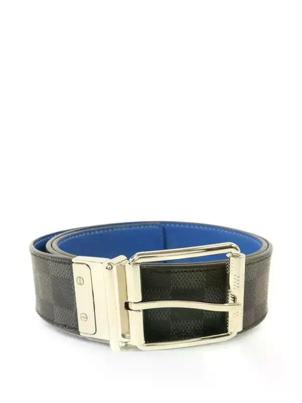 LOUIS VUITTON Damier Graphite Reversible Belt