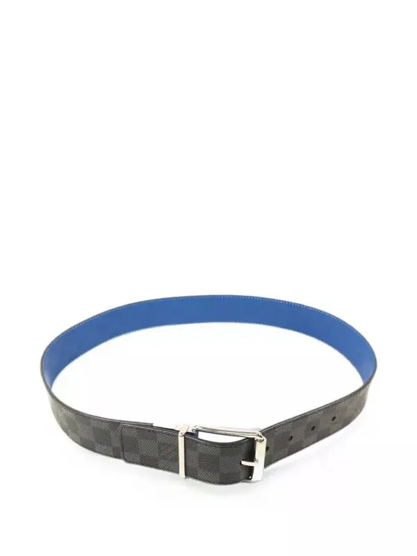LOUIS VUITTON Damier Graphite Reversible Belt