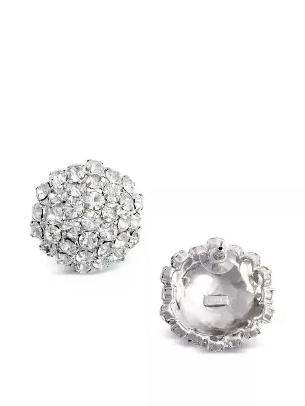 SELF-PORTRAIT Crystal Embellished Flower Earrings