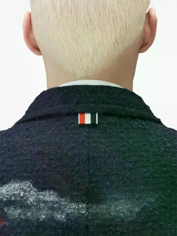 Thom Browne Nantucket Bouclé Scenic Coat