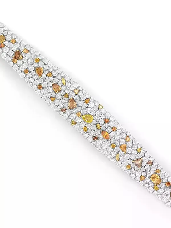HYT JEWELRY 18k White Gold Diamond Bracelet