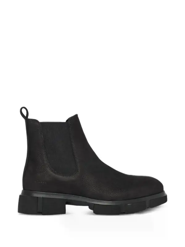 SUMMERY COPENHAGEN Pebbled Leather Chelsea Boots