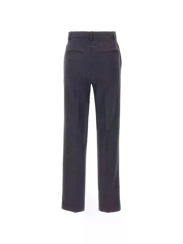 MAISON MARGIELA Fringed Virgin Wool Trousers