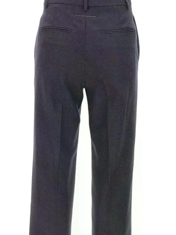 MAISON MARGIELA Fringed Virgin Wool Trousers