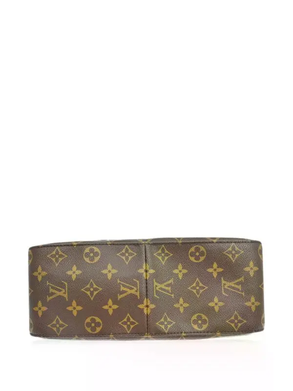 LOUIS VUITTON Monogram Looping Gm Shoulder Bag - Brown