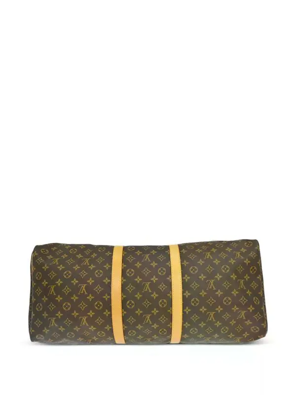 LOUIS VUITTON Keepall 60 Monogram Handbag - Brown