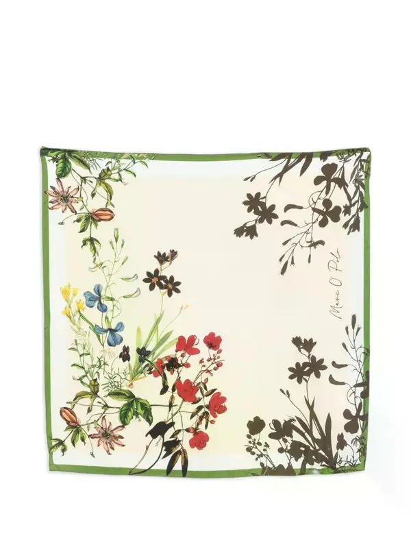 Marc O'polo Floral-print Scarf - Neutrals