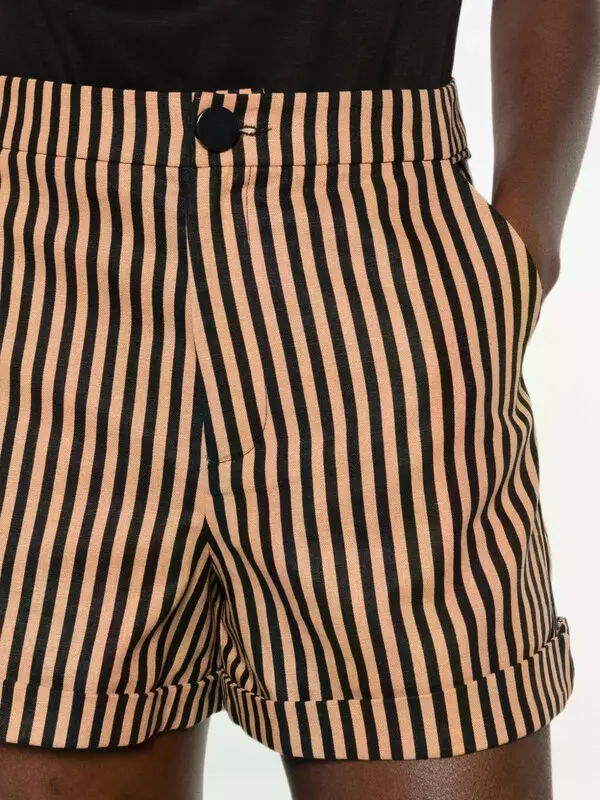 SIMONMILLER Striped Pattern Shorts