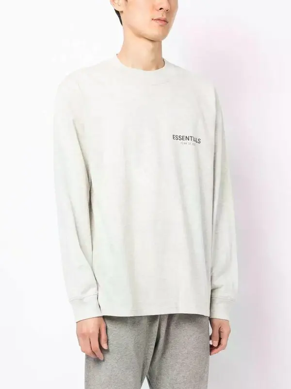 Fear Of God Logo Print Cotton Sweatshirt
