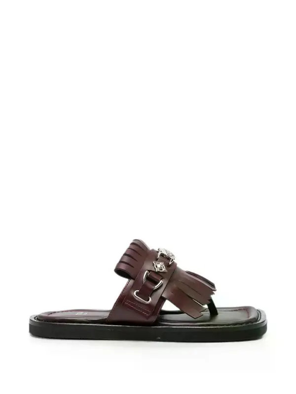 Toga Fringe Detail Buckled Sandals