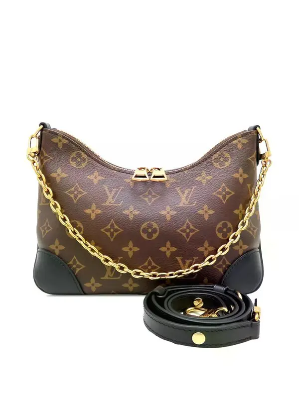 LOUIS VUITTON Monogram Boulogne Pm Satchel - Black