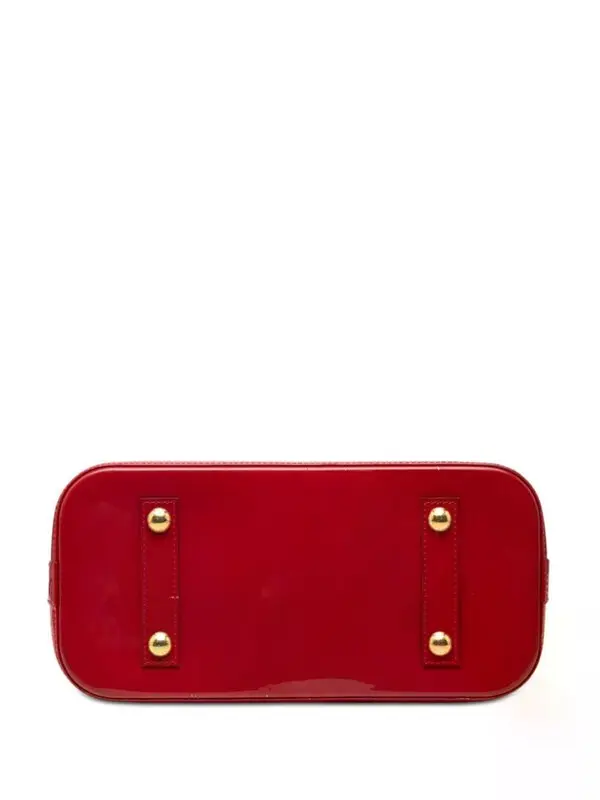 LOUIS VUITTON Monogram Vernis Alma Pm Handbag