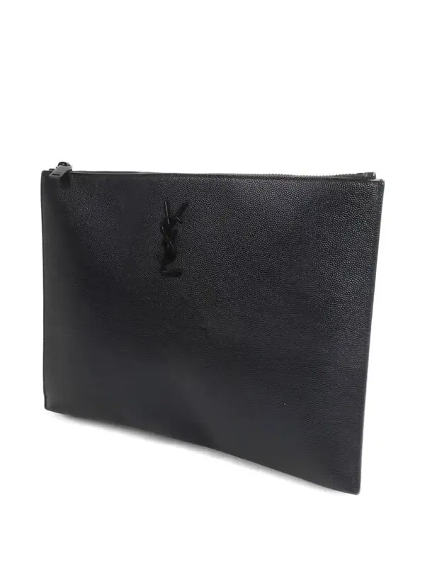 Saint Laurent Logo Detail Clutch Bag