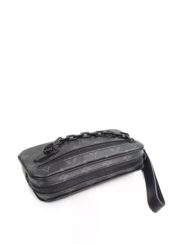 LOUIS VUITTON Volga Pochette Monogram Eclipse Clutch Bag