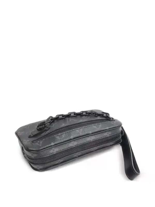 LOUIS VUITTON Volga Pochette Monogram Eclipse Clutch Bag