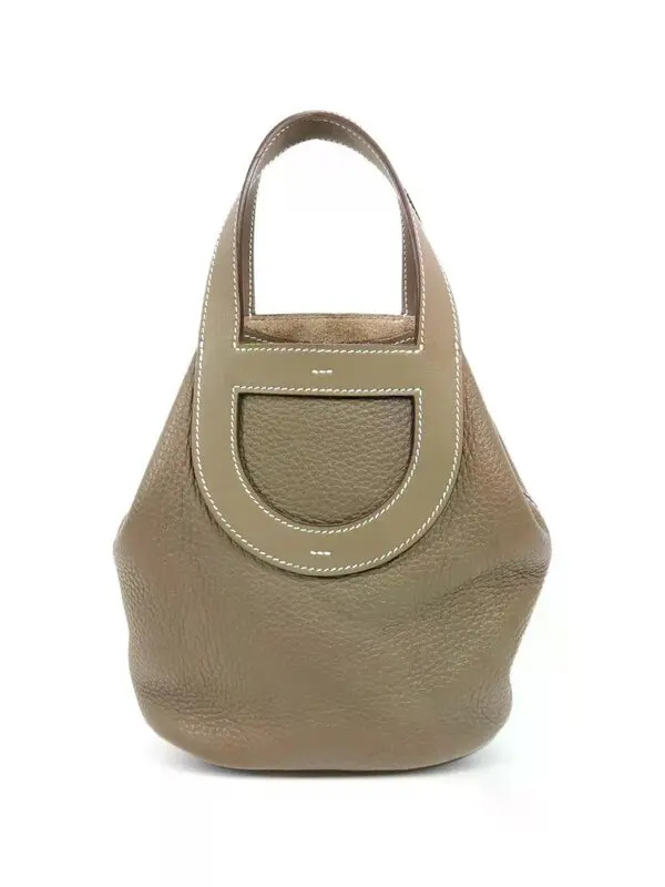 Hermès 18 In-the-loop Leather Tote Bag - Grey