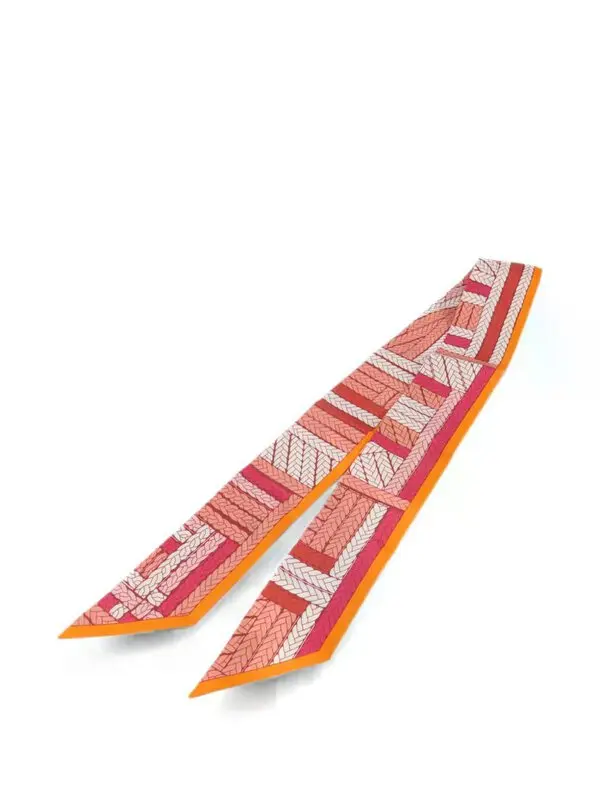 Hermès Twilly Braided-print Scarf