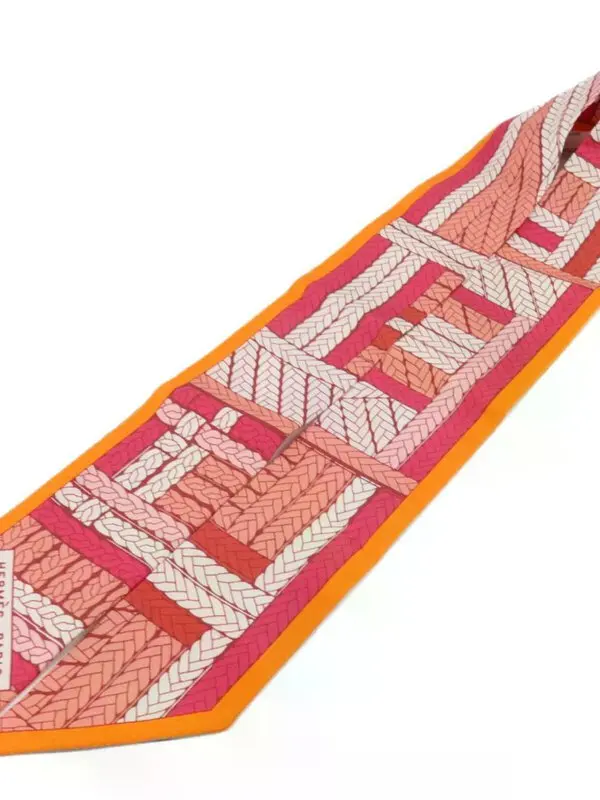 Hermès Twilly Braided-print Scarf