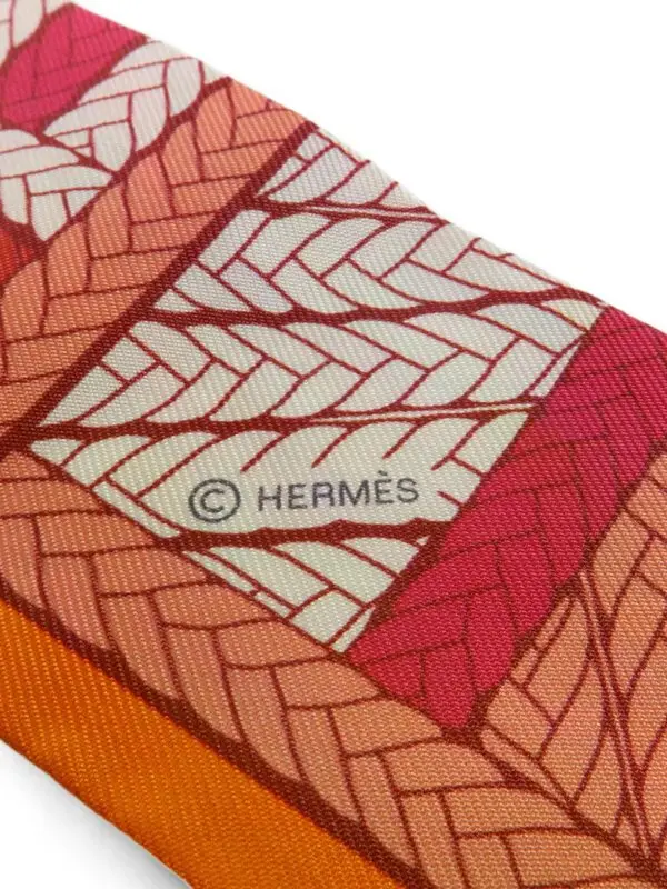 Hermès Twilly Braided-print Scarf