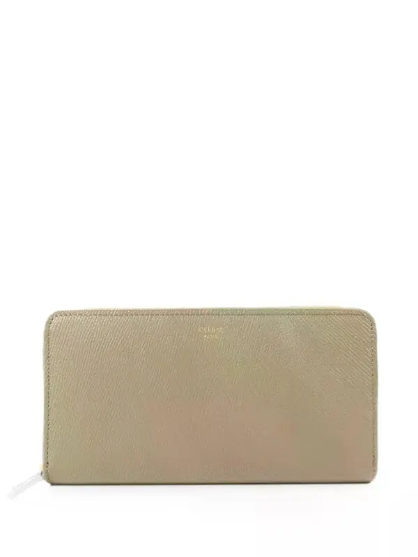Celine Grained-leather Long Wallet