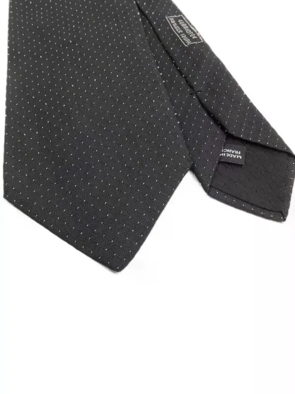 Hermès Polka-dot Silk Tie