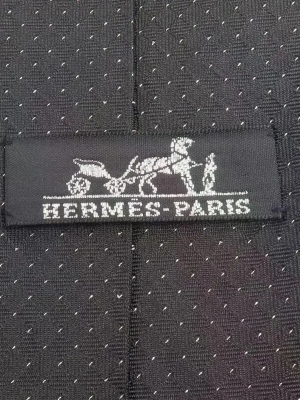 Hermès Polka-dot Silk Tie
