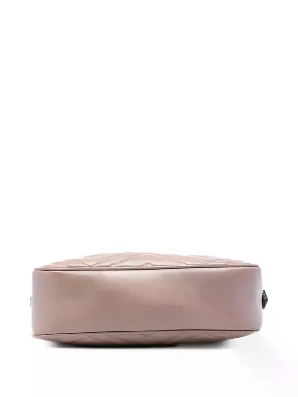 Gucci Gg Marmont Matelassé Leather Crossbody Bag - Brown