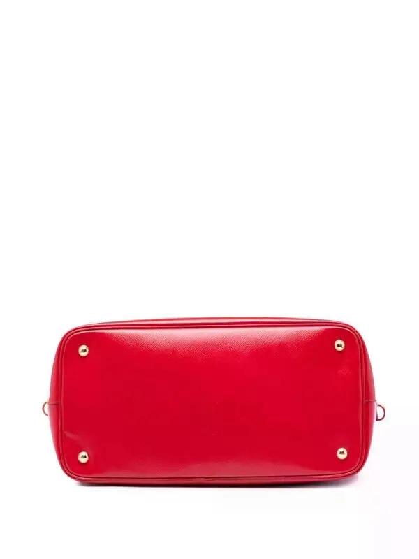 Prada Saffiano Vernice Convertible Tote Satchel